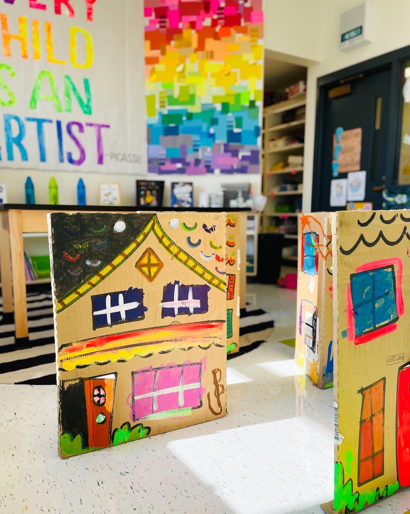 Cardboard House Art Projects