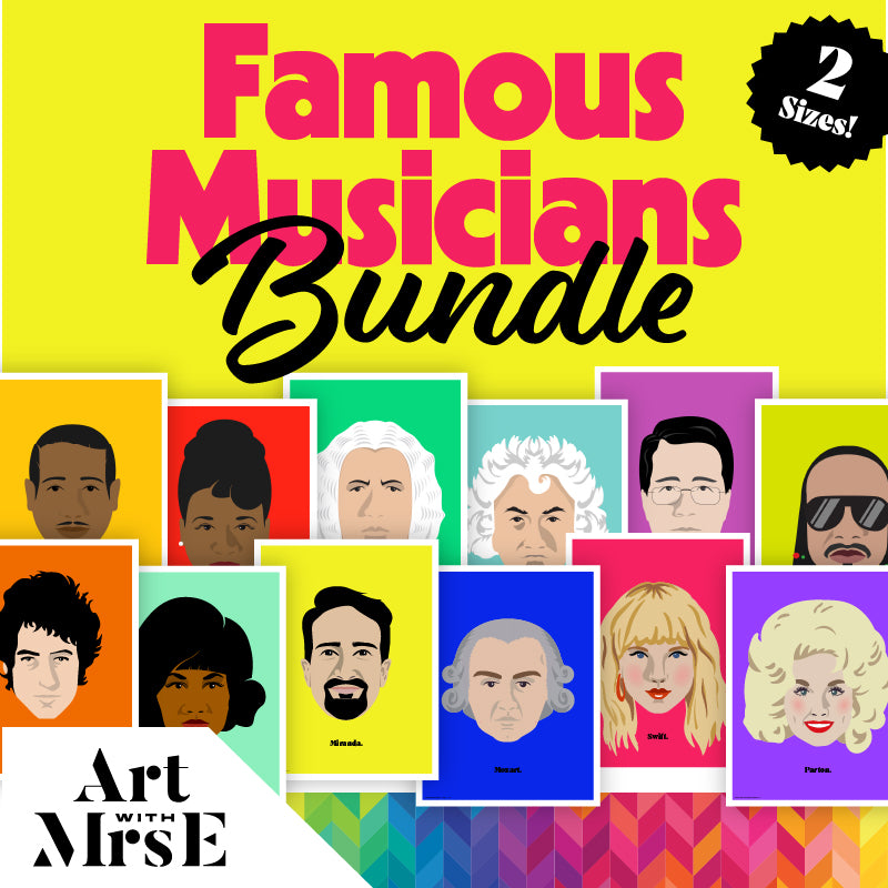 Famous Musicians Bundle | Digital Download – Art With Mrs. E