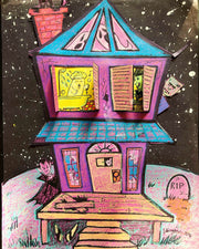 Interactive Haunted House Art Lesson – Art With Mrs. E