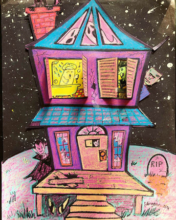 Interactive Haunted House Art Lesson – Art With Mrs. E