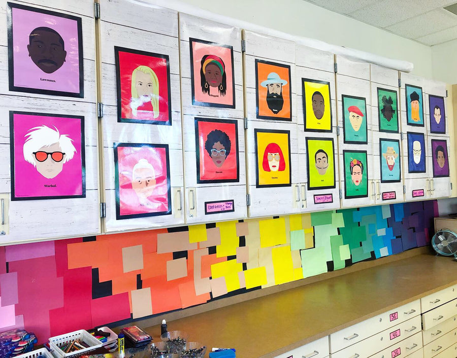 10 Eye Catching Teaching Visuals for the Art Room! – Art With Mrs. E