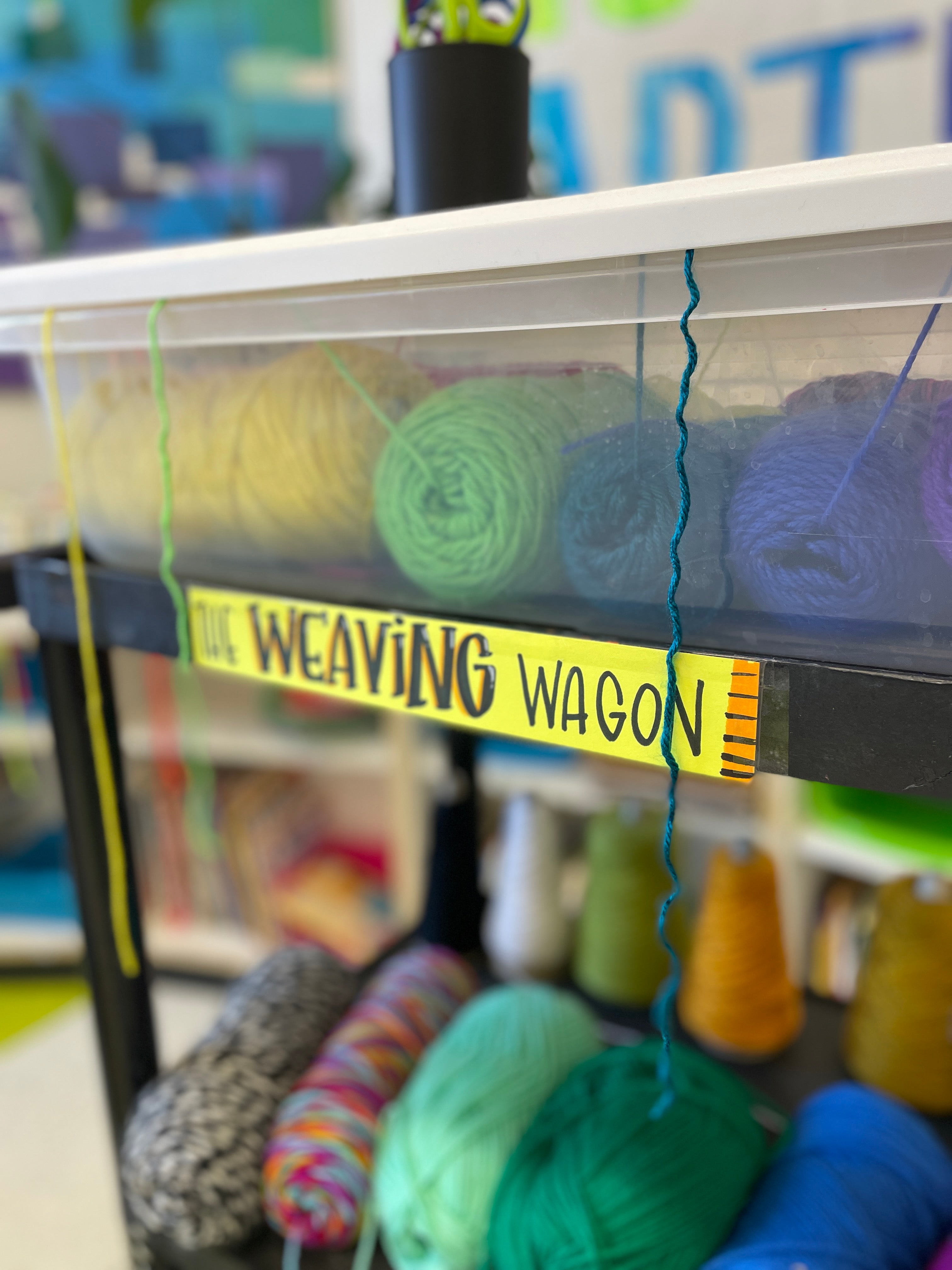 How to Organize Fibers Materials in the Art Room – Art With Mrs. E