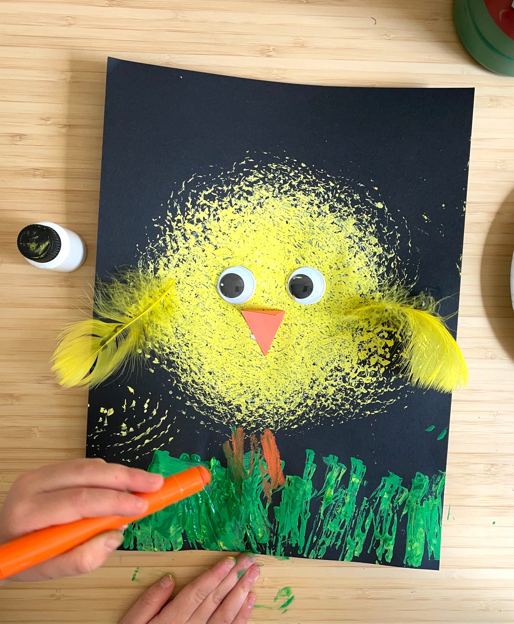 Spring Chick Art Project for Preschoolers/ Pre-K – Art With Mrs. E