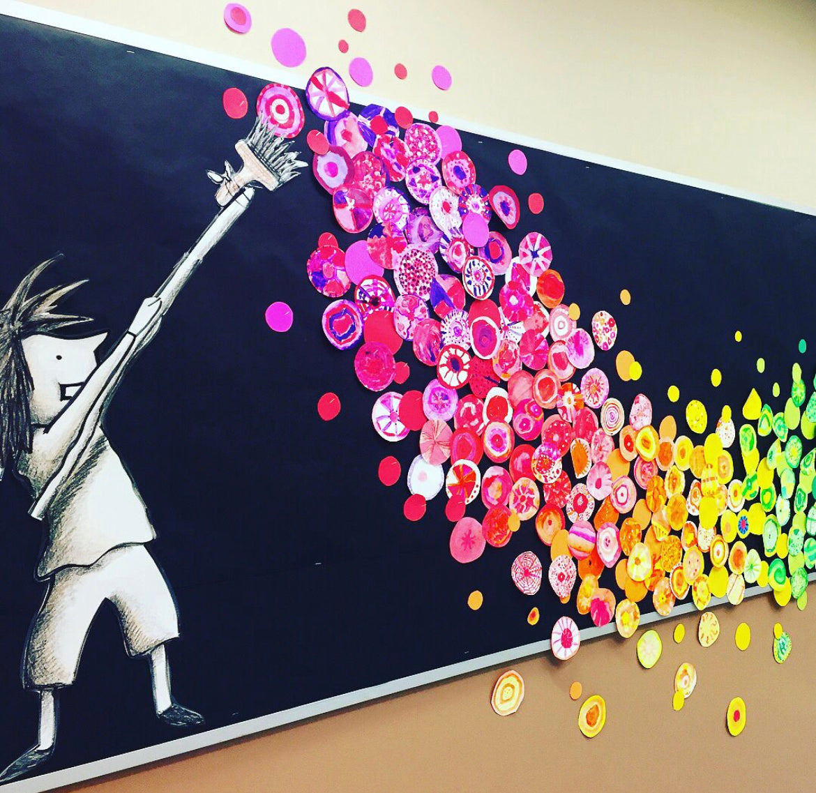 Dot Day Rainbow Display – Art With Mrs. E