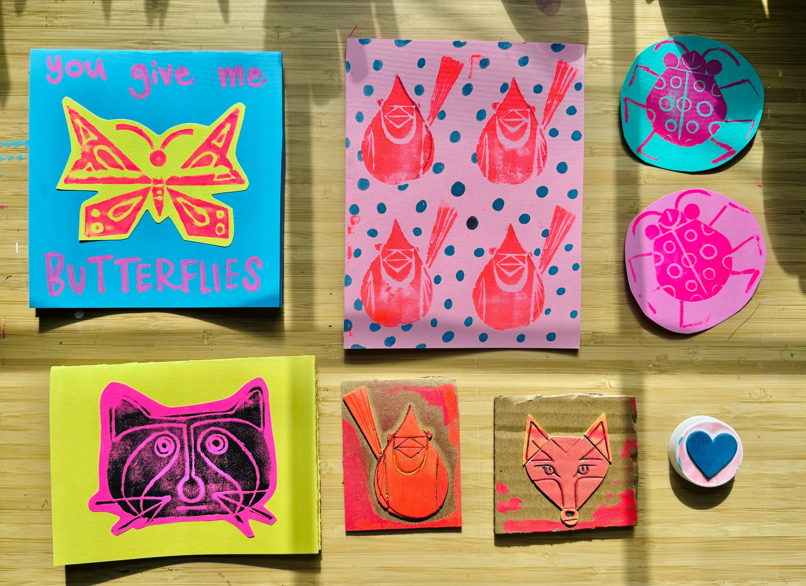 Stamp Your Wild Side: DIY Printmaking Art Project Inspired by Charley ...