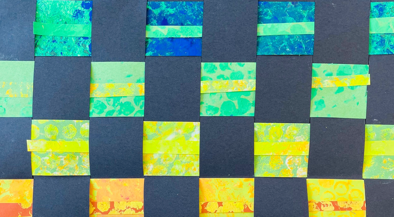How to Make a Vibrant Paper Weaving: A Fun and Accessible Art Project ...