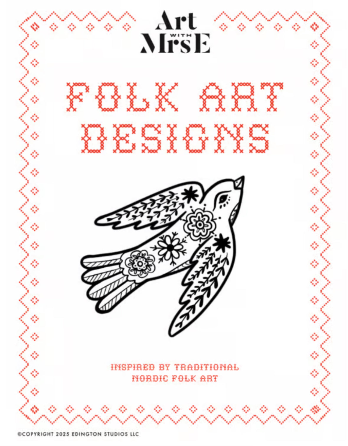 Nordic Folk Art Reference Sheets – Art With Mrs. E