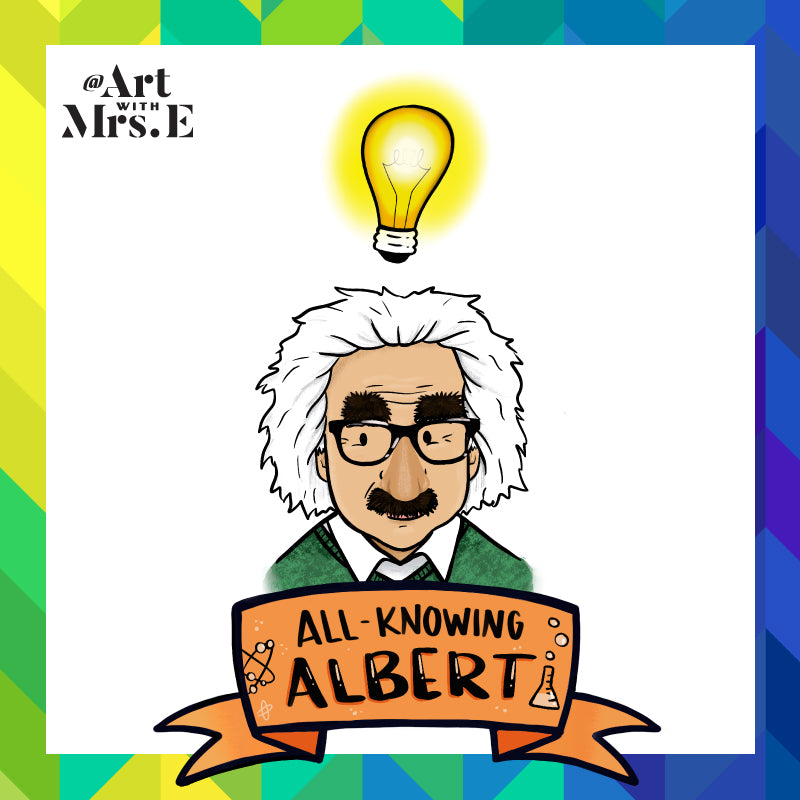 All-Knowing Albert | Digital Download – Art With Mrs. E