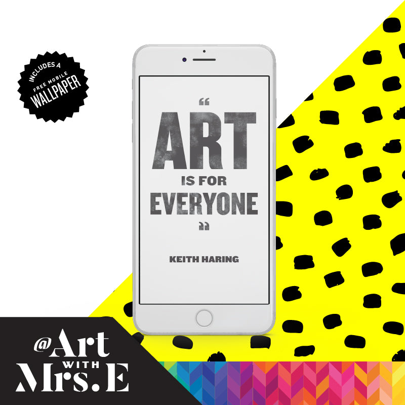 Keith Haring Quote Poster | DIgital Download – Art With Mrs. E