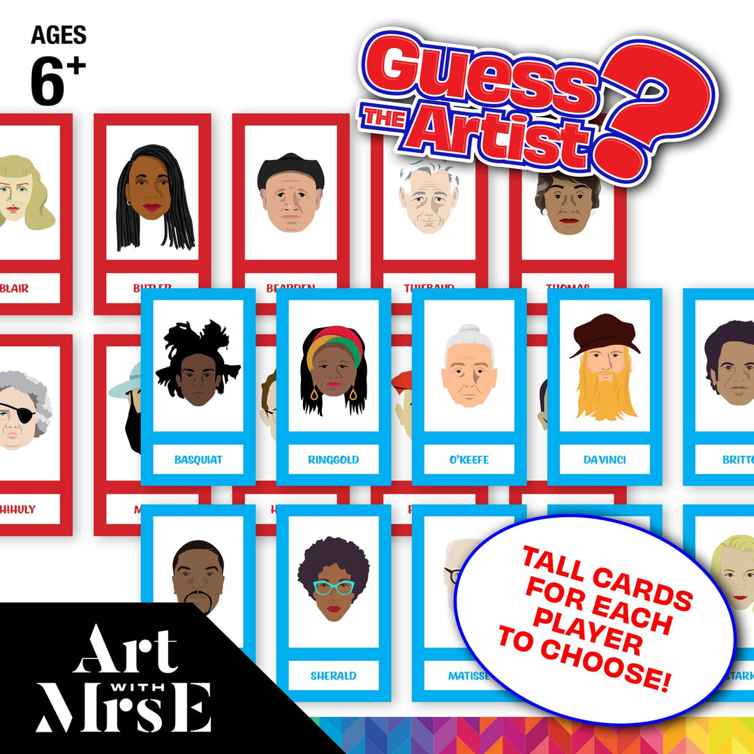 Guess the Artist! | Guess Who® Alternate Game! – Art With Mrs. E