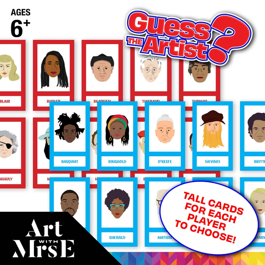 Guess the Artist! | Guess Who® Alternate Game! – Art With Mrs. E