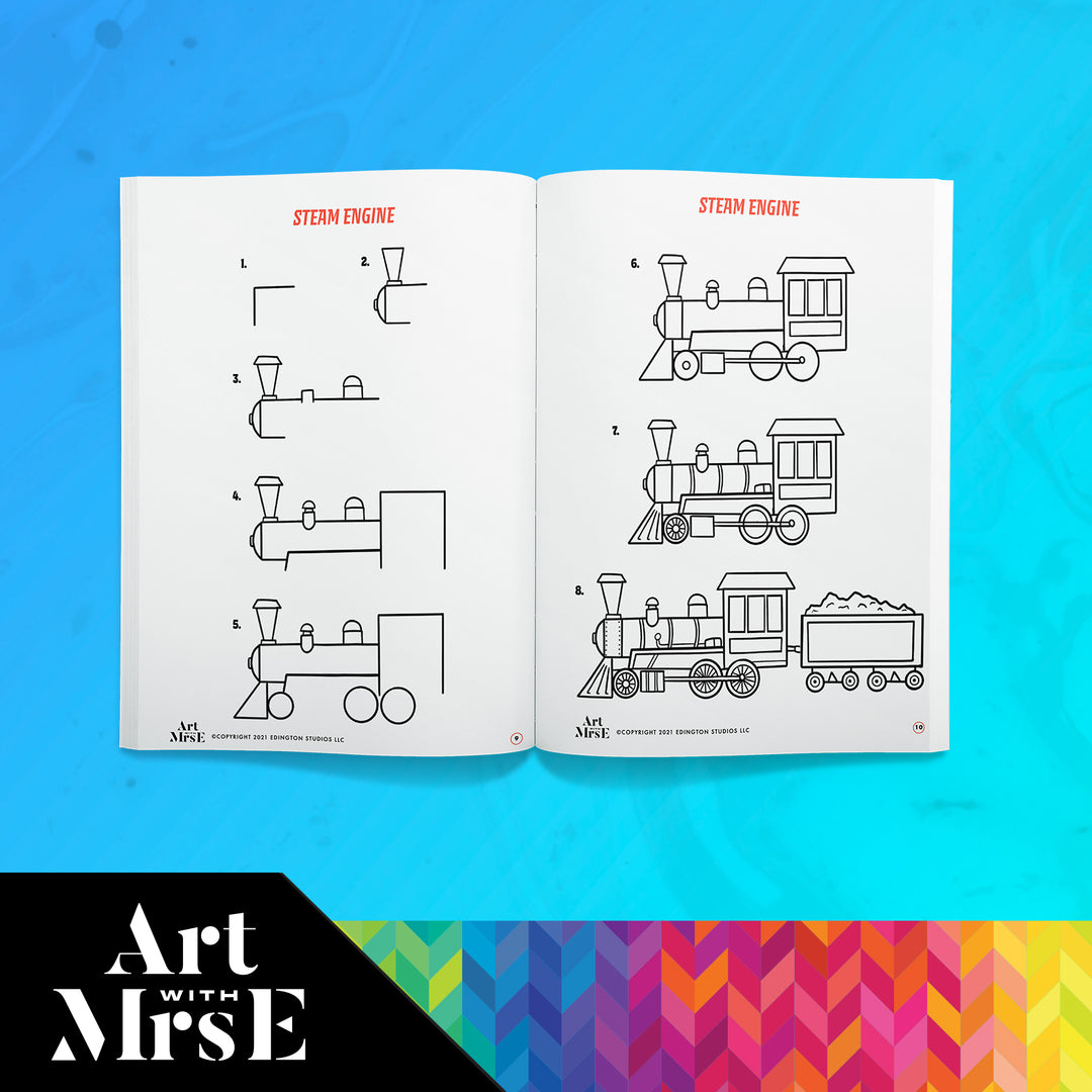 Things That Go | Drawing Guide | Digital Download – Art With Mrs. E