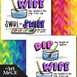 Dip, Wipe, Swipe Poster | Digital Download – Art With Mrs. E
